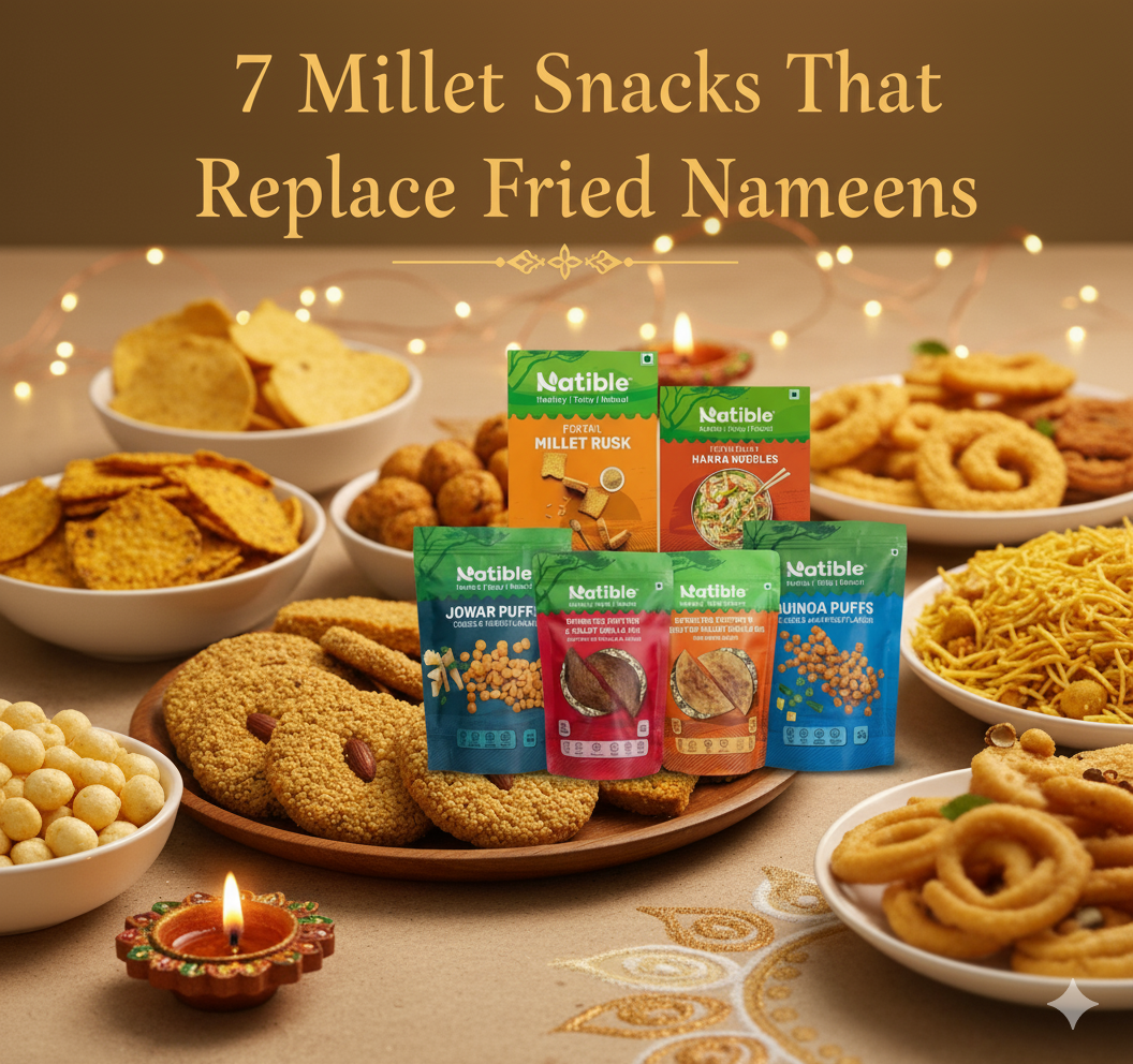 7 Millet Snacks That Replace Fried Namkeens. – Natible